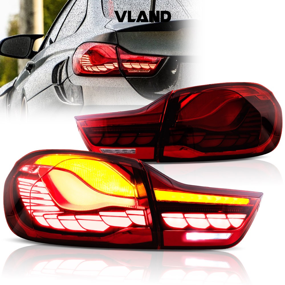 Vland 14-20 BMW 4 Series F32/F33/F36 M4 F82/F83 ไฟท้าย LED เต็มประกอบพร้อมโคมไฟลําดับ | Shopee ...