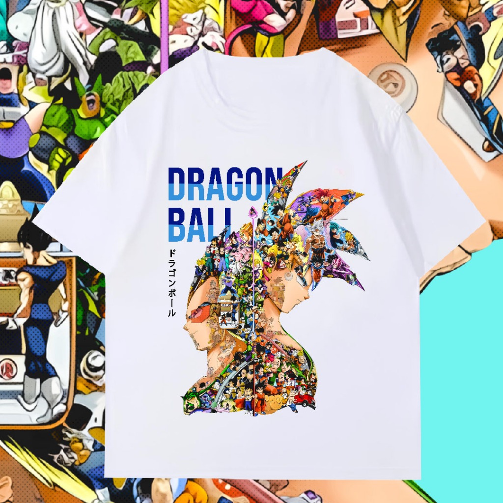 💥Dragon Ball 💥Members Akira Toriyama เสื้อยืดพิมพ์ลาย GOKU MASTER ROSHI ...