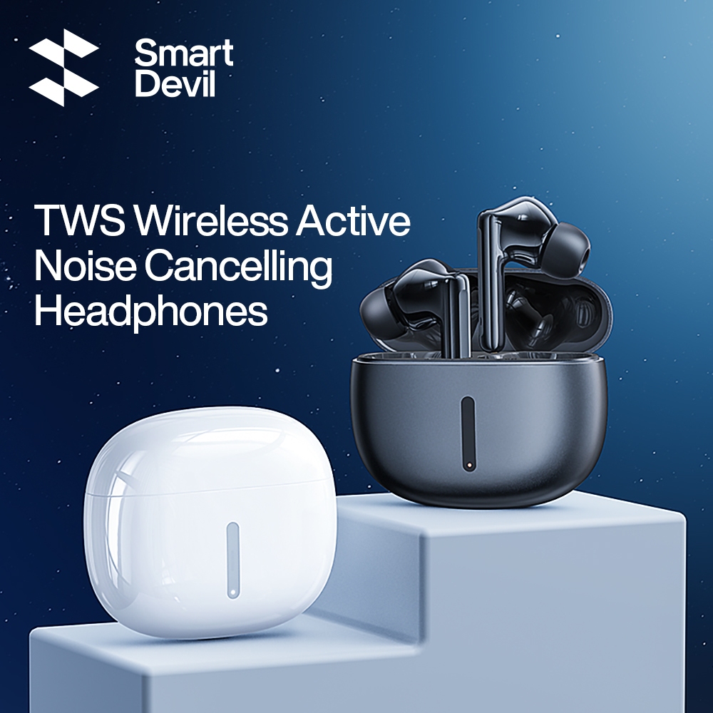 SmartDevil S06 ชุดหูฟังบลูทูธไร้สาย ตัดเสียงรบกวน คุณภาพสูง 2024 | Shopee Thailand