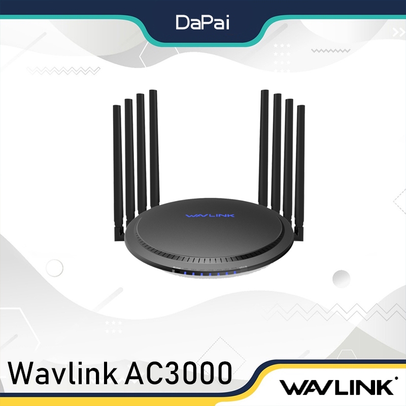 Wavlink AC3000 Wireless Router Wireless Full Gigabit MU-MIMO 3d-band 2. ...