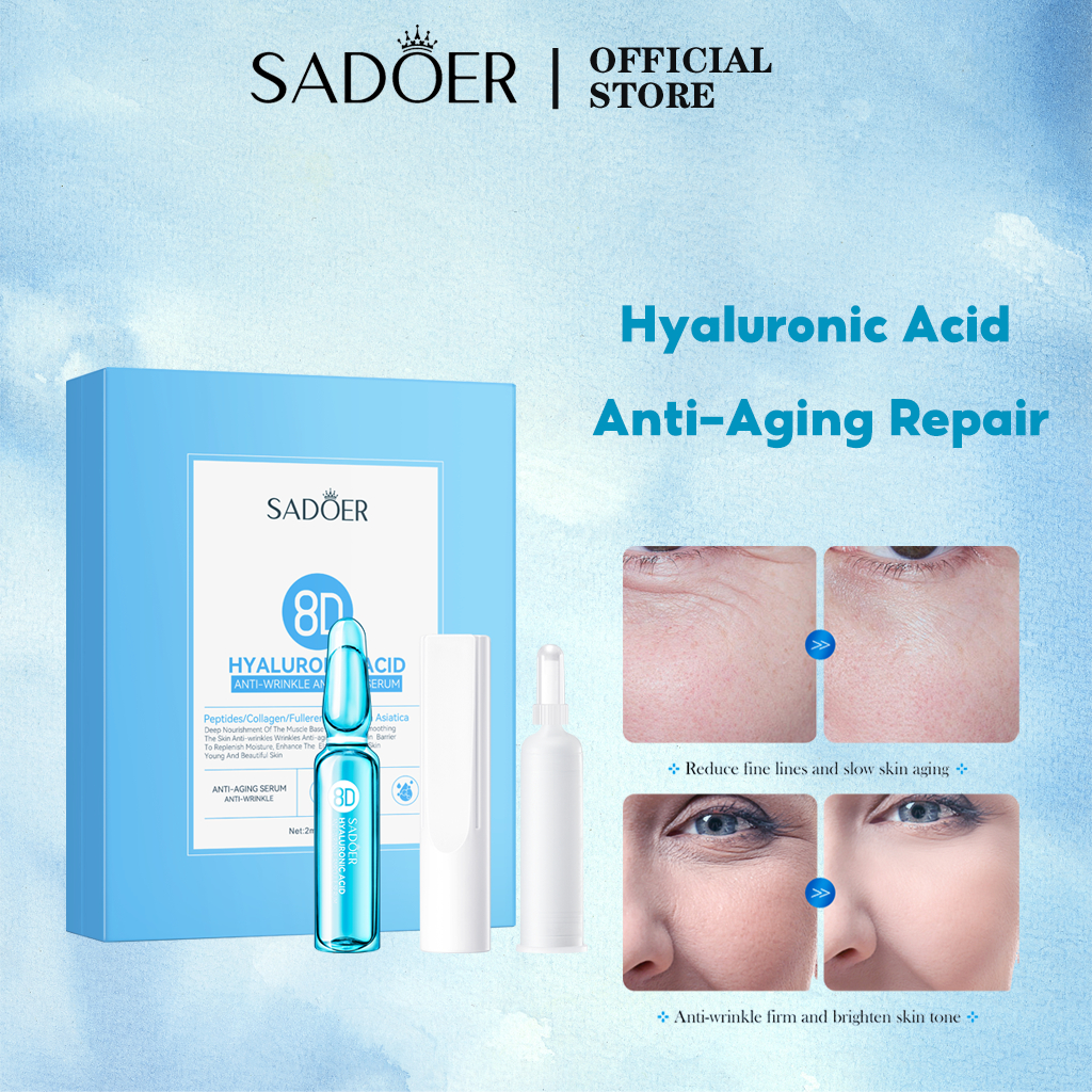 SADOER 8D ไฮยาลูรอนิค แอซิด ไฮเดรติ้ง เซรั่ม Hyaluronic Acid Hydrating Serum กรดไฮยาลูโรนิก ...