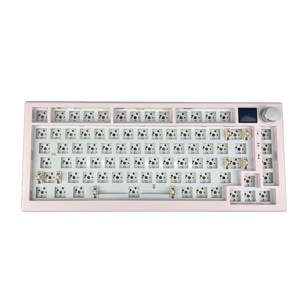 XJ80 แป้นพิมพ์แบบกลไก Mechanical Keyboard With Display Screen 3 Mode 75 ...