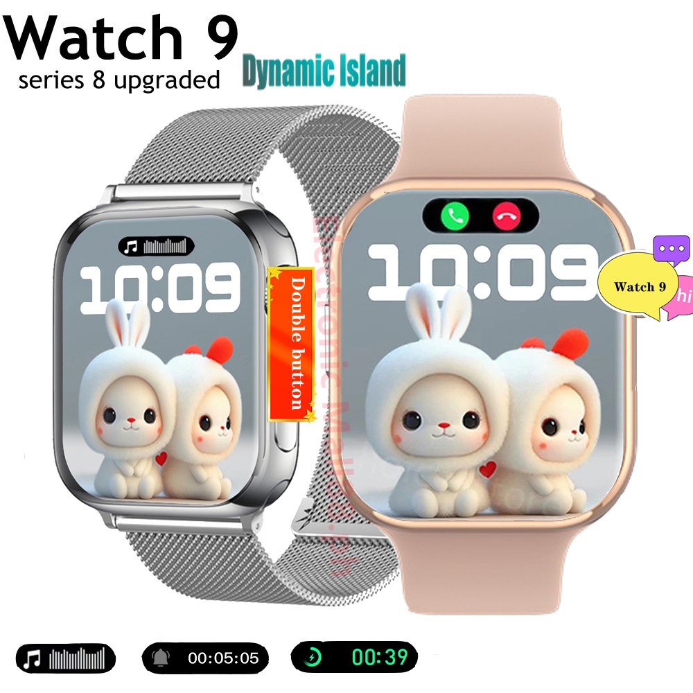 Iw9 MINI สมาร์ทวอทช์ 41 มม. 45 มม. ไดนามิกเกาะ NFC watch 9 รองรับไทย ...