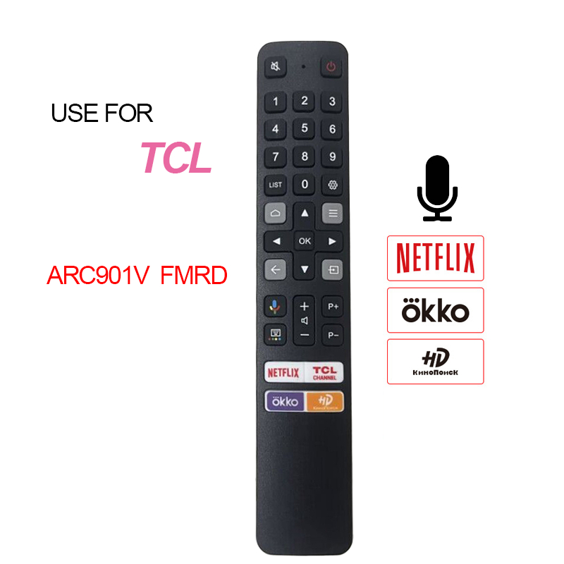 ของแท้ รีโมททีวี TCL LCD TV รีโมท NETFLIX OKKO HD ARC901V FMRD | Shopee Thailand