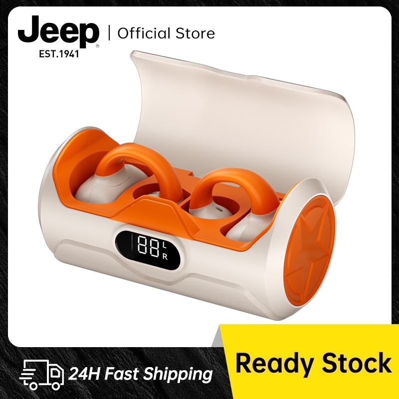 Jeep JP-EC003 หูฟังแบบหนีบหู บลูทูธ5.4 หูฟังเปิดหู เสียง HIFI คุณภาพสูง หูฟังบลูทูธ กันน้ํา ...