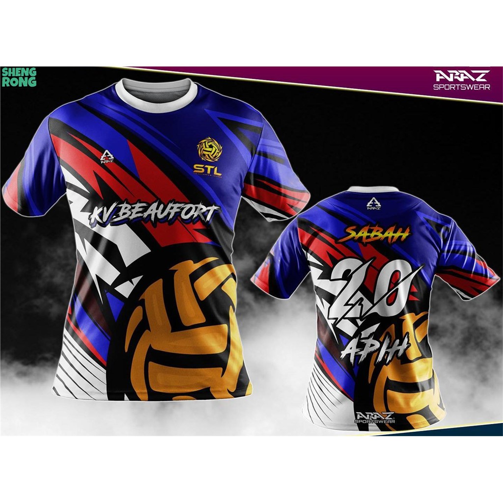 S.rong-2024 ออกแบบใหม่ STL SEPAK TAKRAW JERSEY ขนาด XS-XXXL Unisex 三维 ...