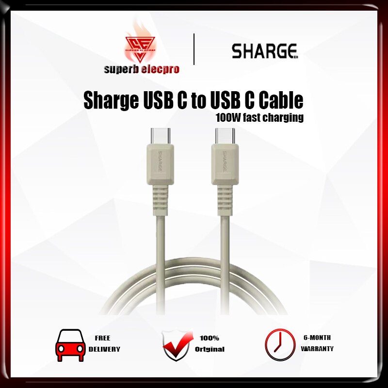 Sharge/shargeek สายชาร์จ USB C เป็น USB C Type C ชาร์จเร็ว สําหรับ ...