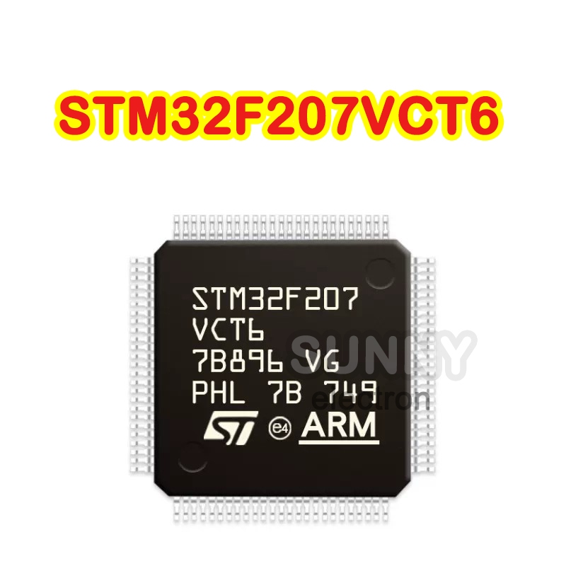 STM32F207VCT6 VCT7 LQFP100 32bit ชิปไมโครคอนโทรลเลอร์ IC MCU ARM 7B896VG PHL7B749 ST | Shopee ...