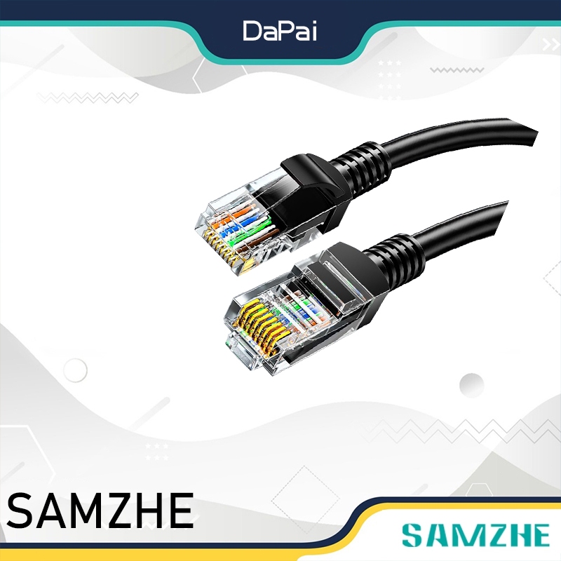 Samzhe สายเคเบิลเครือข่ายเราเตอร์ 100 กิกะบิต 5 เมตร 10 เมตร สําหรับ ...