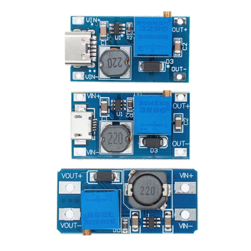 Micro USB/Type-C USB MT3608 2A Max DC-DC Step Up Power Module Booster Power Module | Shopee Thailand