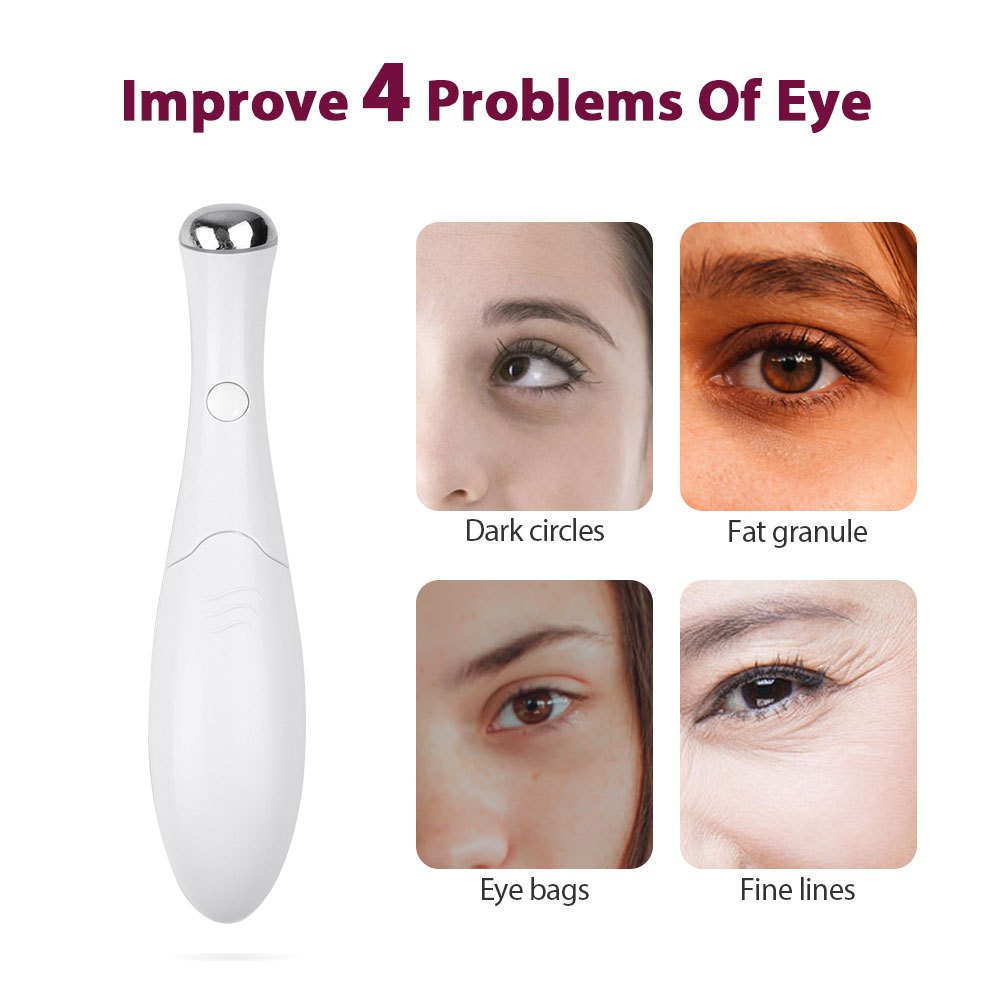 Eye Skin Lift Dark Circles Eye Bags Removal Vibration Massage Beauty ...
