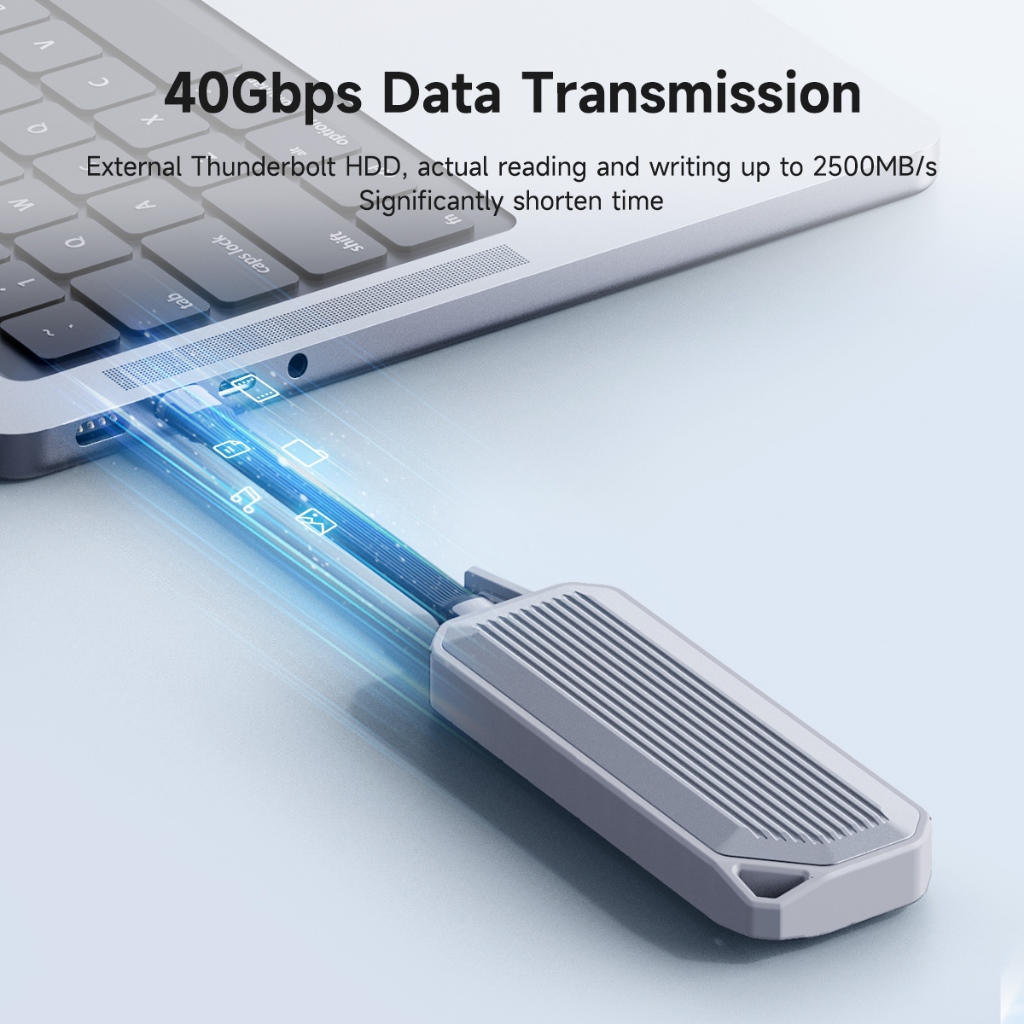 Hagibis USB4 Data Cable 40Gbps USB C ถึง Type C สายสั้น PD 240W 8K 60Hz ...
