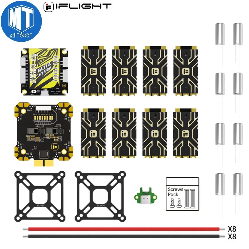 ชุดคอมโบ iFlight BLITZ F7 Pro พร้อม BLITZ E80 Single ESC BlHeli32 ...