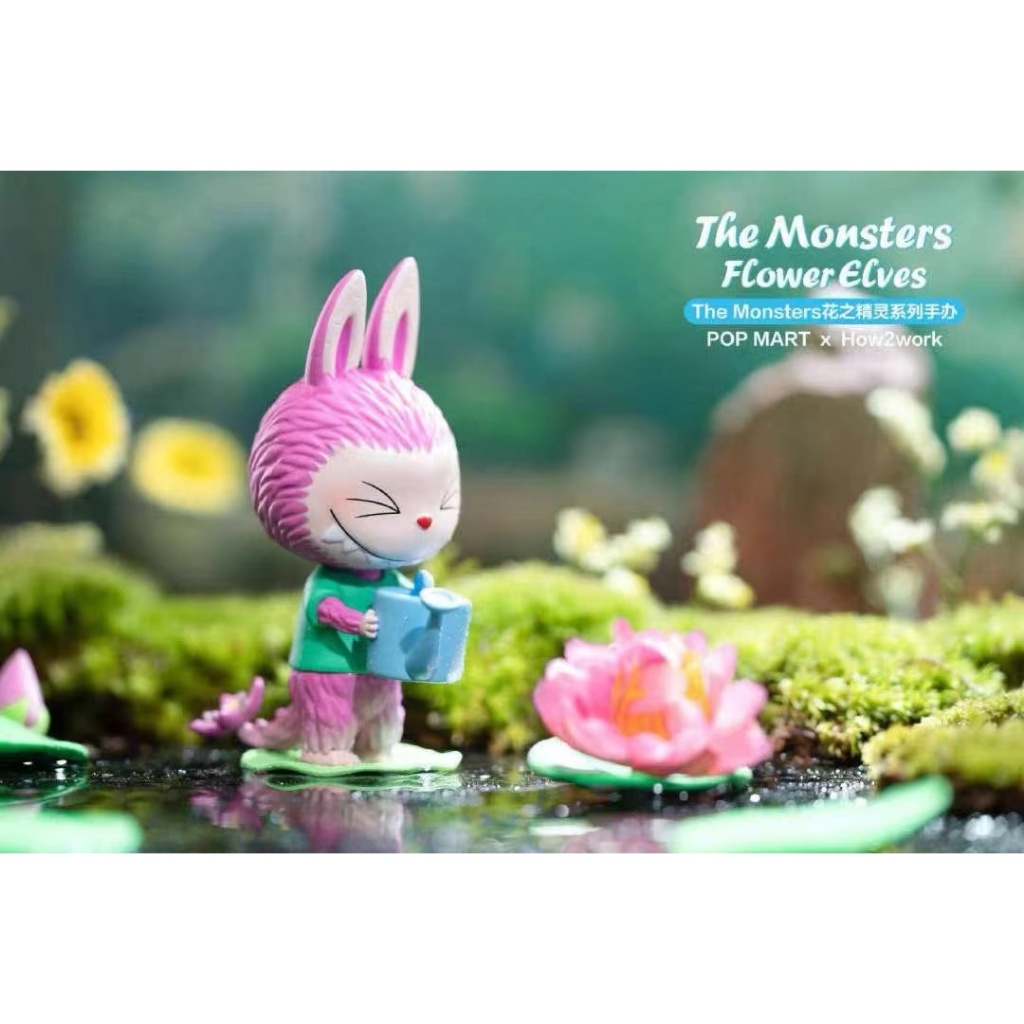 Popmart LABUBU Flower Spirit series กล่องสุ่ม ตุ๊กตาหัวใจ เด็กผู้หญิง ...