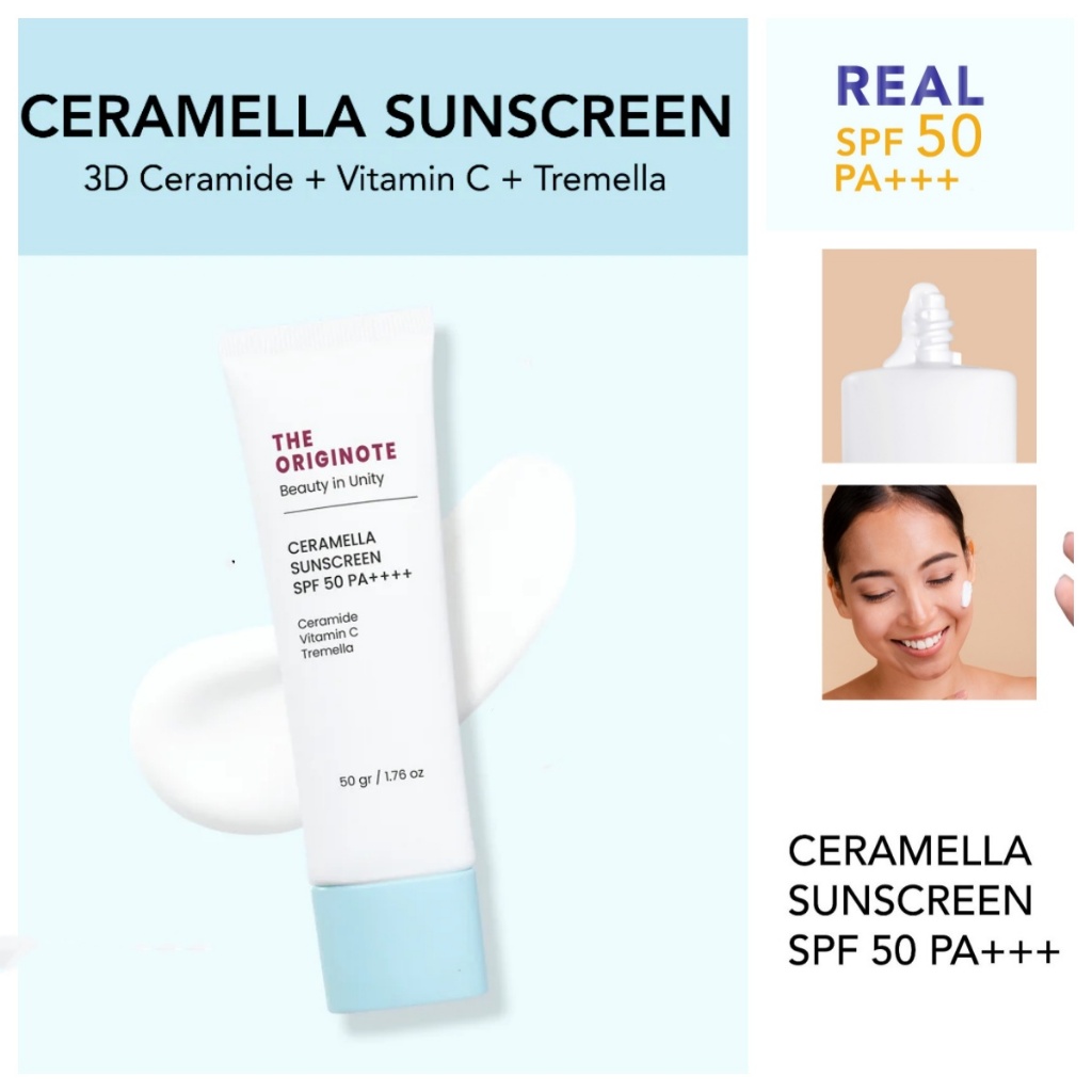 The Originote Ceramella ครีมกันแดด SPF 50 PA+++ ป้องกันแสงแดด และรังสี ...