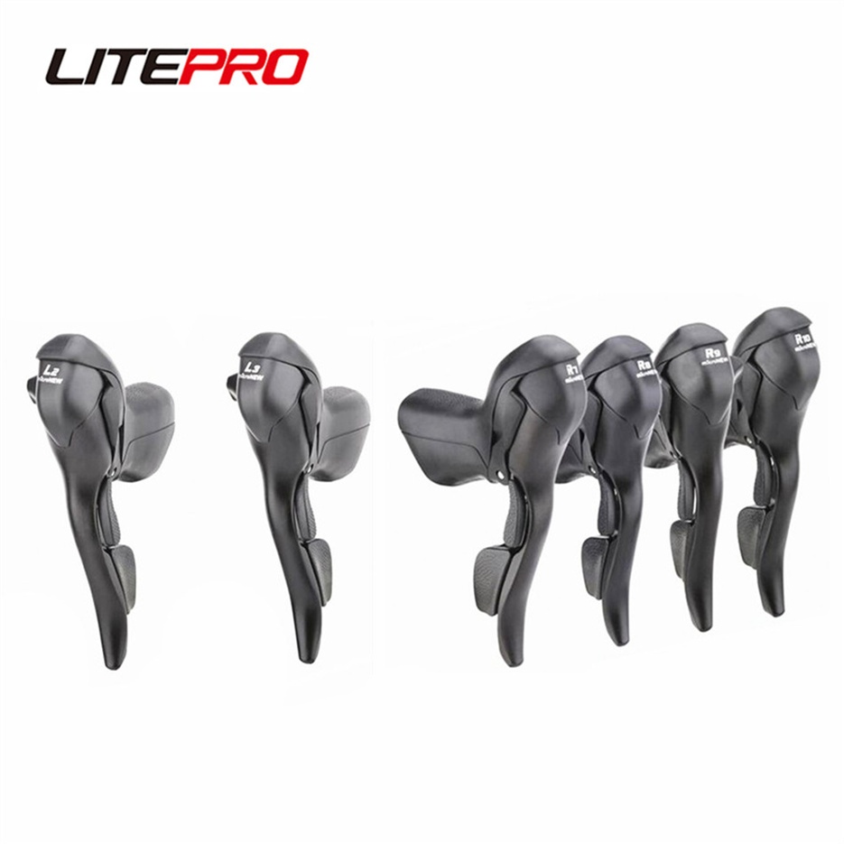 Litepro MICRONEW 700C แผนที่จักรยาน 3*7 Shifter ชุดคู่ 7Speed 7s 8s 9s ...