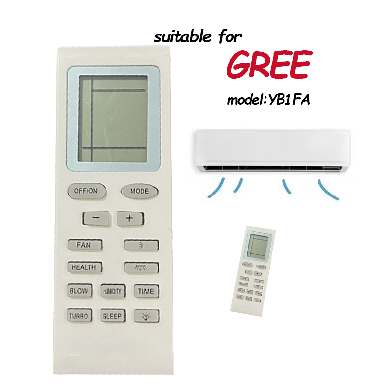 รีโมท Remote รีโมทแอร์ GREE เซ็นทรัลแอร์ Central Air YB1FA | Shopee ...