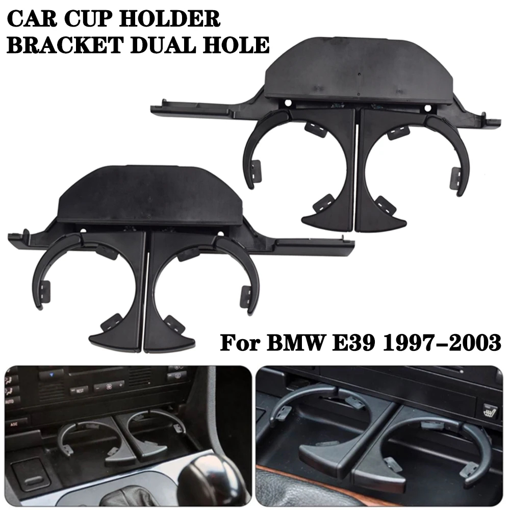 แบร็คเก็ตวางขวดน้ํา แบบคู่ สําหรับ BMW E39 5 Series 1997-2003 520i 525i ...