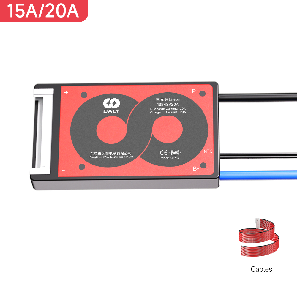 Daly Hardware BMS Lifepo4 Li-ion แบตเตอรี่ 4s 12v 8s 24V 16s 48V 20S 60V 24S 72V BMS 15A 20A G ...