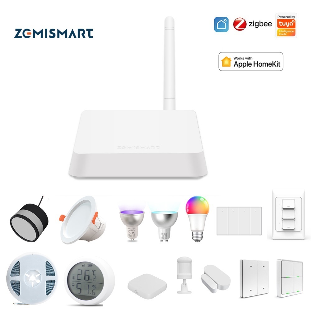 Zemismart Tuya Zigbee Downlight,Zigbee RGBCW Blub,work with Homekit ...