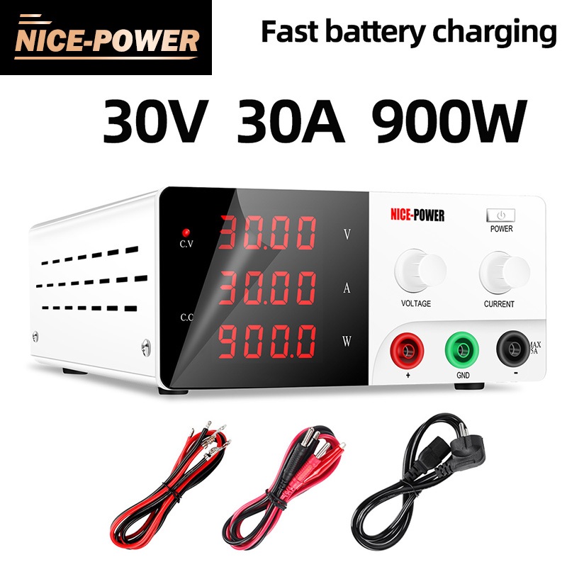 Nice-power เครื่องจ่ายไฟ DC Power Supply 30V 20A 30V 30A 900W R-SPS3030 adjustable ปรับค่าได้ ...