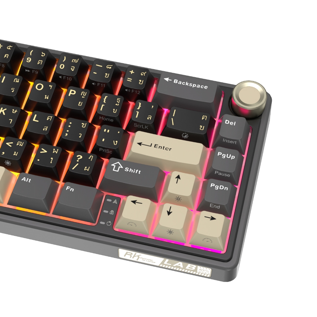 Rk ROYAL KLUDGE RK R65 ปะเก็นคีย์บอร์ดเมคคานิคอล แบบใช้สาย | Shopee ...