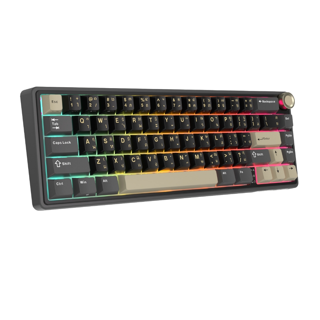 Rk ROYAL KLUDGE RK R65 ปะเก็นคีย์บอร์ดเมคคานิคอล แบบใช้สาย | Shopee ...