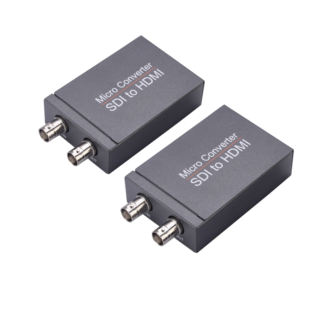 ตัวแปลง Micro SDI เป็น HDMI/SDI เป็น SDI 2 เส้นทางเอาต์พุต Mini HD ...
