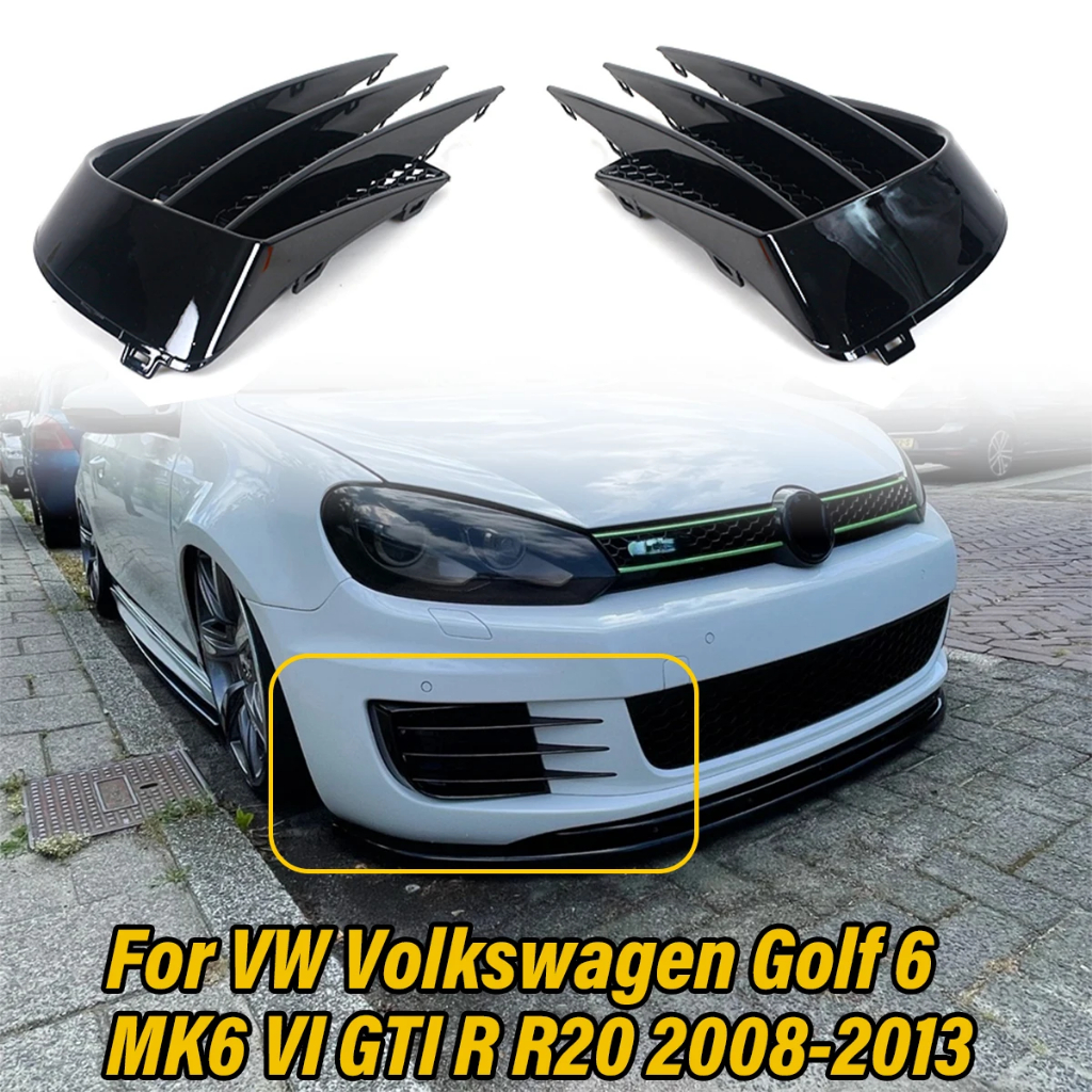 กระจังครอบไฟตัดหมอก ติดกันชนหน้ารถยนต์ อุปกรณ์เสริม สําหรับ VW ...