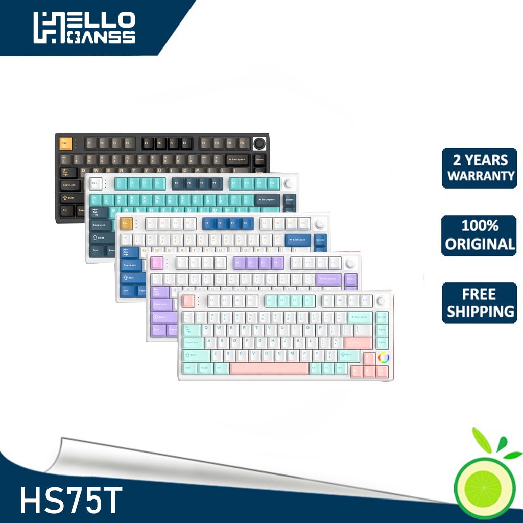 Hello GANSS HS75T ลูกบิดบลูทูธไร้สาย 2.4G RGB TTC Gadalon | Shopee Thailand