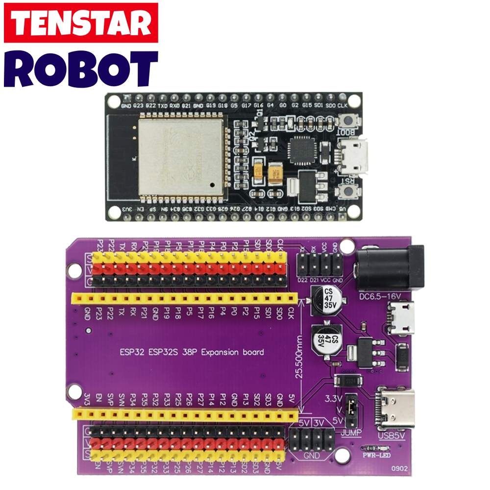 บอร์ดทดลอง ESP32 TYPE-C MICRO USB CP2102 WiFi และบลูทูธ Dual Core ESP32 ...