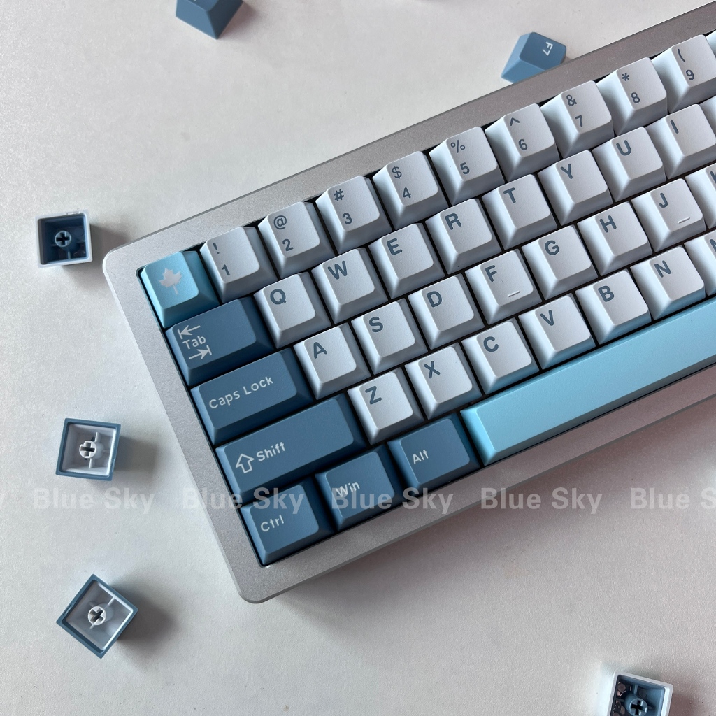 【Blue Sky】GMK theme SHOKO keycaps/Double shot/Cherry profile ABS ...