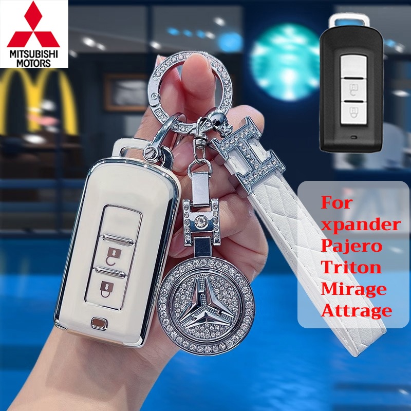 เคสกุญแจรีโมทรถยนต์ Tpu สําหรับ Mitsubishi xpander Pojero Triton pajero ...