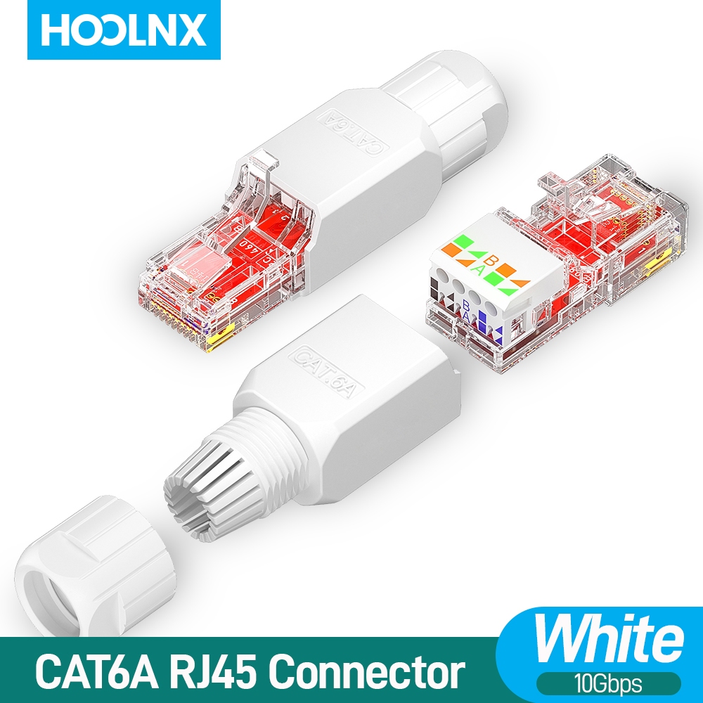 Hoolnx เครื่องมือฟรี RJ45 Connector, เครื่องมือน้อย UTP CAT6 CAT6A ...