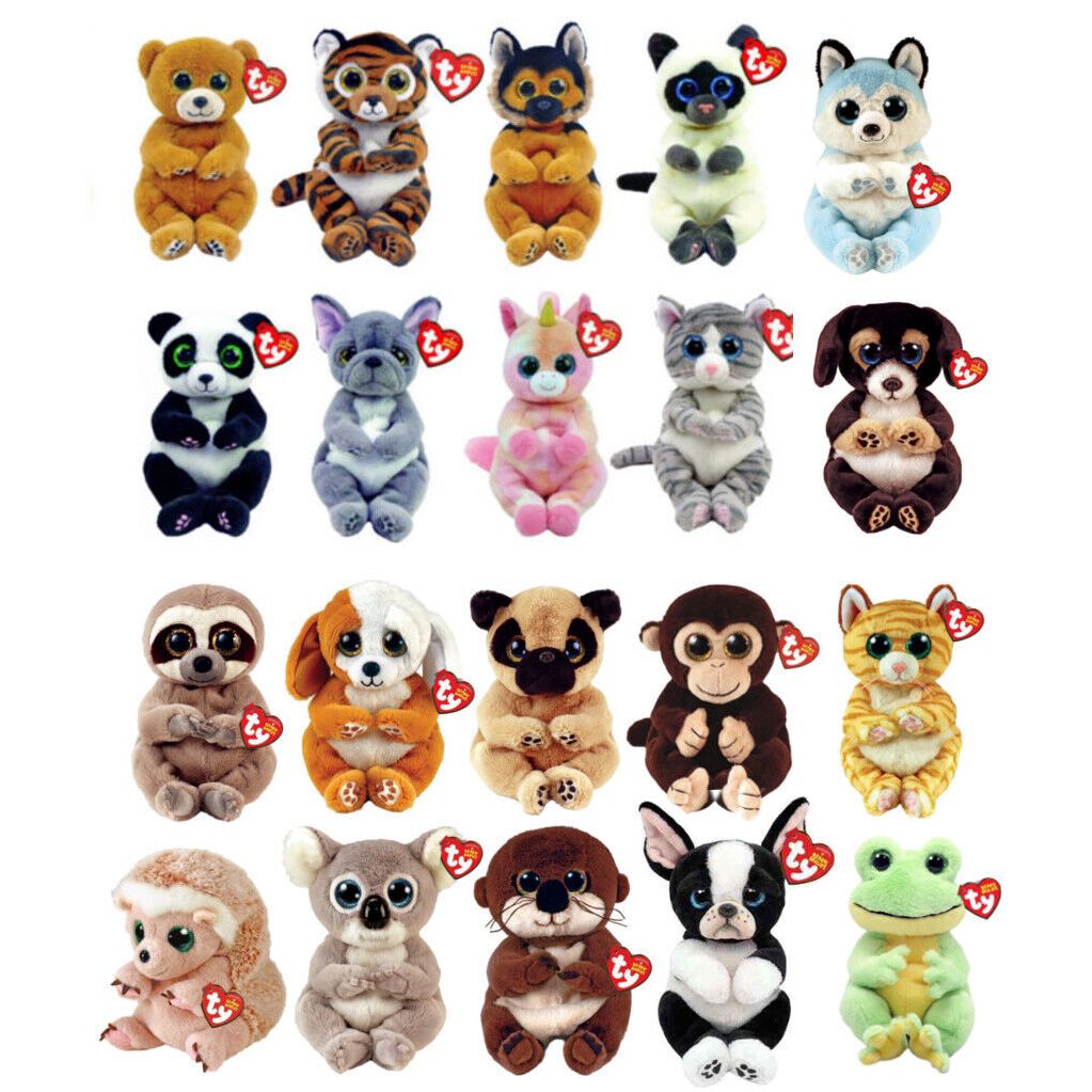 Ty Beanie Bellie Mango Lillibelle Mitzi Lioyd Jenny Stubby Bear Wilfred ...