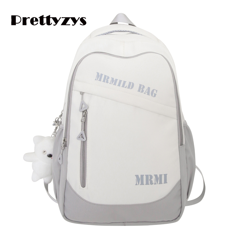 Backpack Prettyzys 2023 Korean Students Bag Large capacity 15.6 inch For Couple Students ...