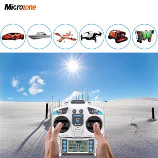 Microzone C7-MINI MC7 2.4Ghz 8CH รีโมตคอนโทรลส่งสัญญาณ MC8RE-V2 PWM ...