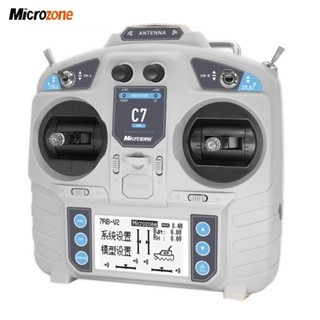 Microzone C7-MINI MC7 2.4Ghz 8CH รีโมตคอนโทรลส่งสัญญาณ MC8RE-V2 PWM ...