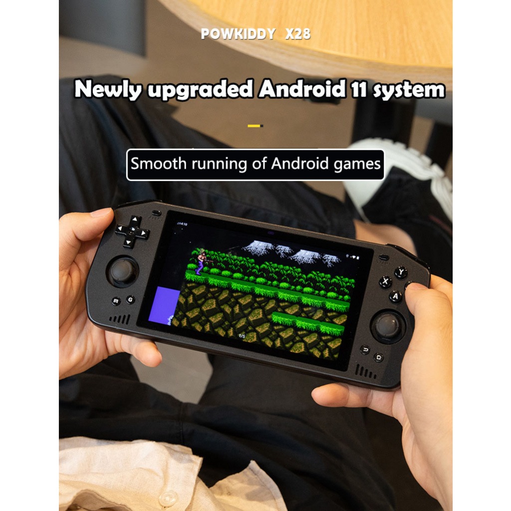 Powkiddy X28 Android 11 หน้าจอสัมผัส IPS 5.5 นิ้ว แบบมือถือ สไตล์เรโทร ...