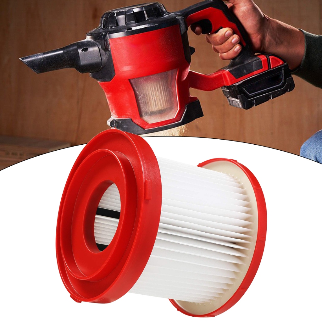 สําหรับ Milwaukee 49-90-1900 M18 VC2-0 สีแดงเครื่องดูดฝุ่นกรอง Sweeping ...