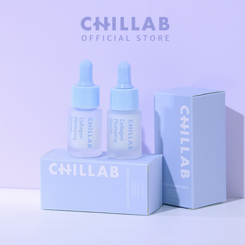 CHILLAB Collagen Plumping Serum - 8 Pro-Xylane เปปไทด์ ให้ความชุ่มชื้น ...
