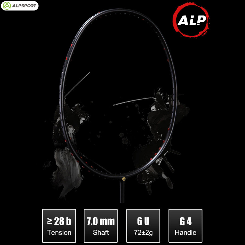 ALP XHP 6U 72g Ultralight G5 100% คาร์บอนไฟเบอร์ไม้แบดมินตันพร้อมกล่อง ...