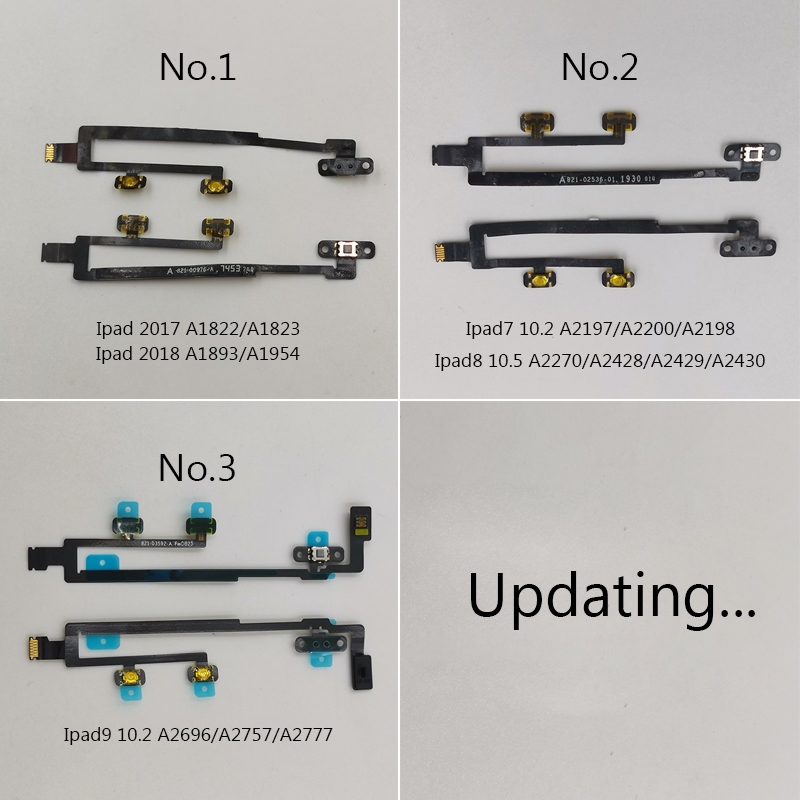 1pcs เปิดสวิทช์ควบคุม Flex สําหรับ iPad 7 8 9 10.2 2019 2020 2021 A2198 ...