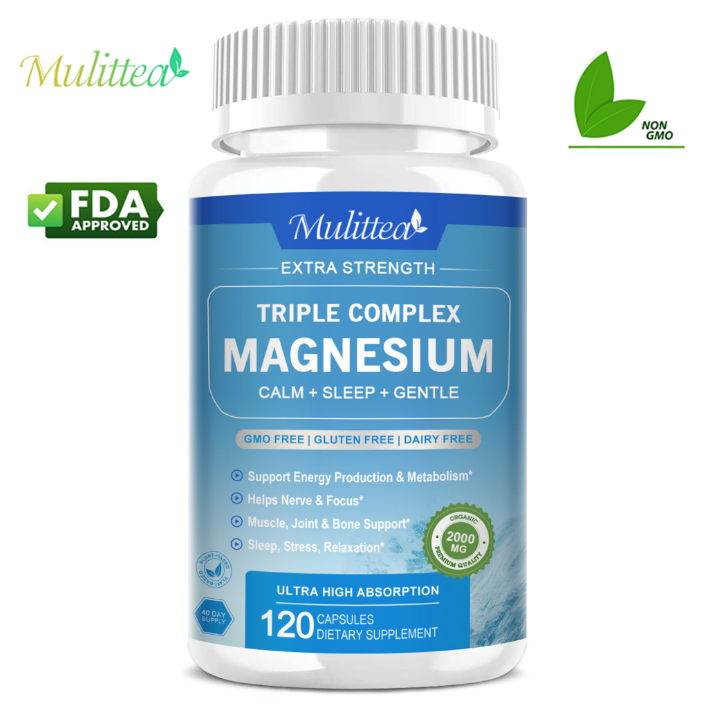 Mulittea Triple Complex Magnesium Hard Capsules ทริปเปิ้ลคอมเพล็กซ์ ...