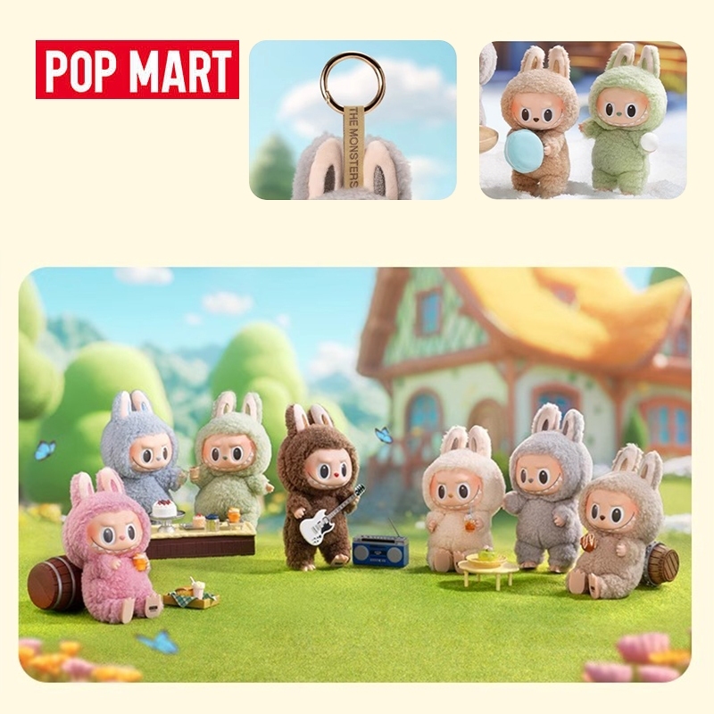 Popmart original Labubu Heart Macaron Series toffee luckybox art ของ ...