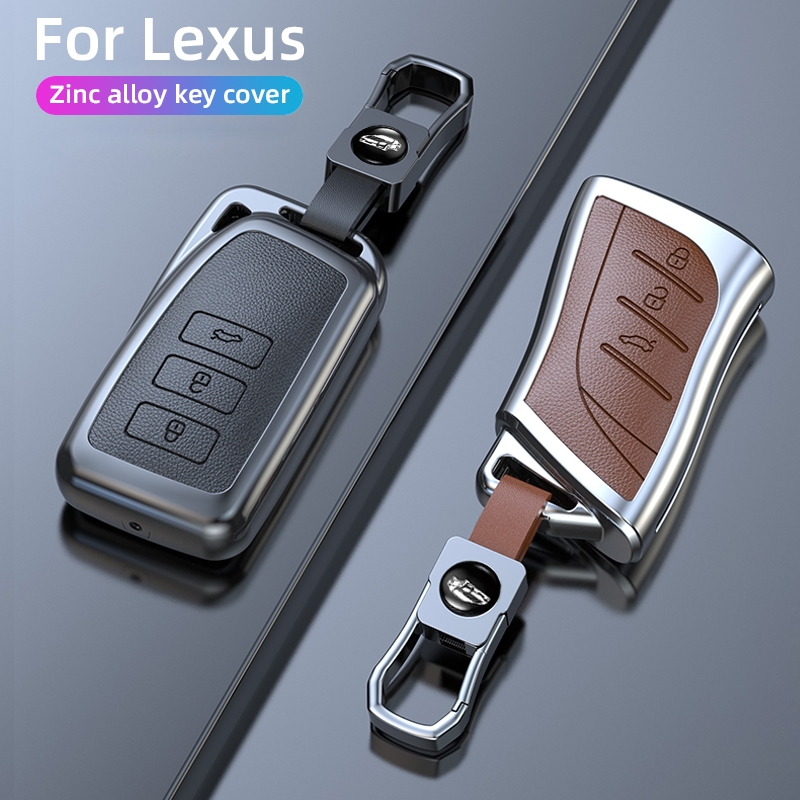 สังกะสีหนังกุญแจรถสําหรับ Lexus NX ES UX US RC LX GX IS RX 200 250 H ...