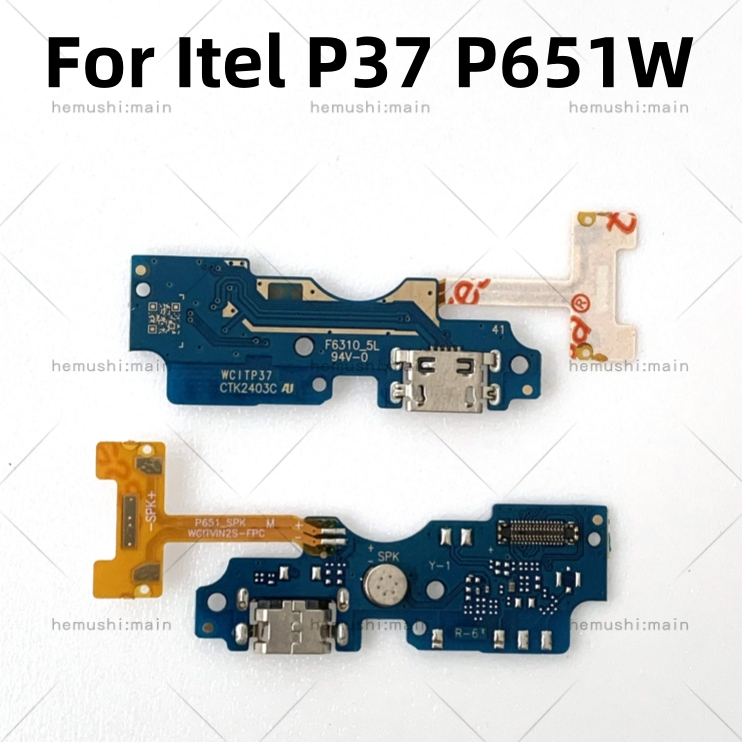 Novaphopat บอร์ดชาร์จไมโครโฟน แจ็คหูฟัง USB สําหรับ Itel P37 P651W ...