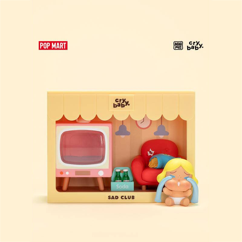 พร้อมส่ง ของแท้ POPMART POPMART CRYBABY Sad Club Series secret ฟิกเกอร์ ...