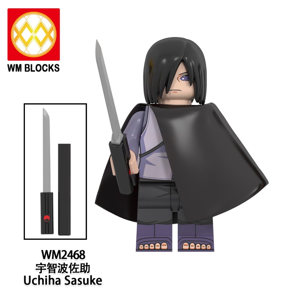 ของเล่นตัวต่อฟิกเกอร์ นารูโตะ โบรูโตะ Akatsuki Kaguya Kimimaro Uchiha ...