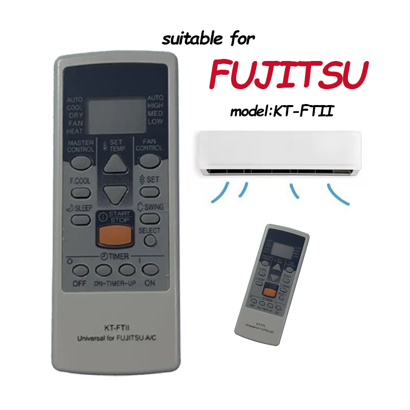 รีโมทแอร์ suitable for FUJITSU ทั่วไป Fujitsu ทุกรุ่น Universal remote ...